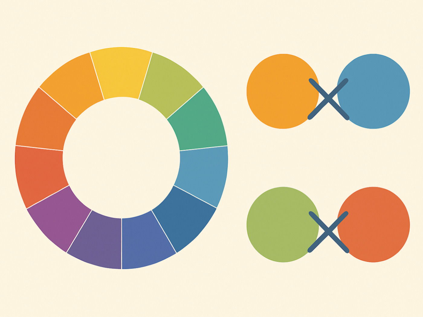 Cores complementares: o que são e quais são - Significados