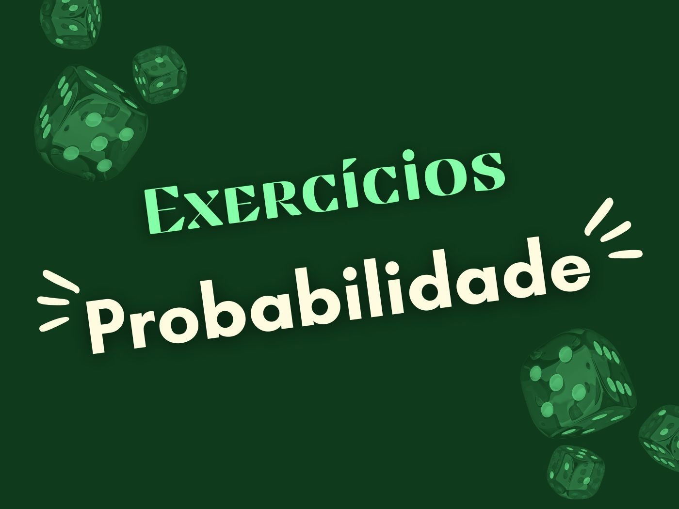 Exercicios De Probabilidade Analise Combinatoria E Probabilidade