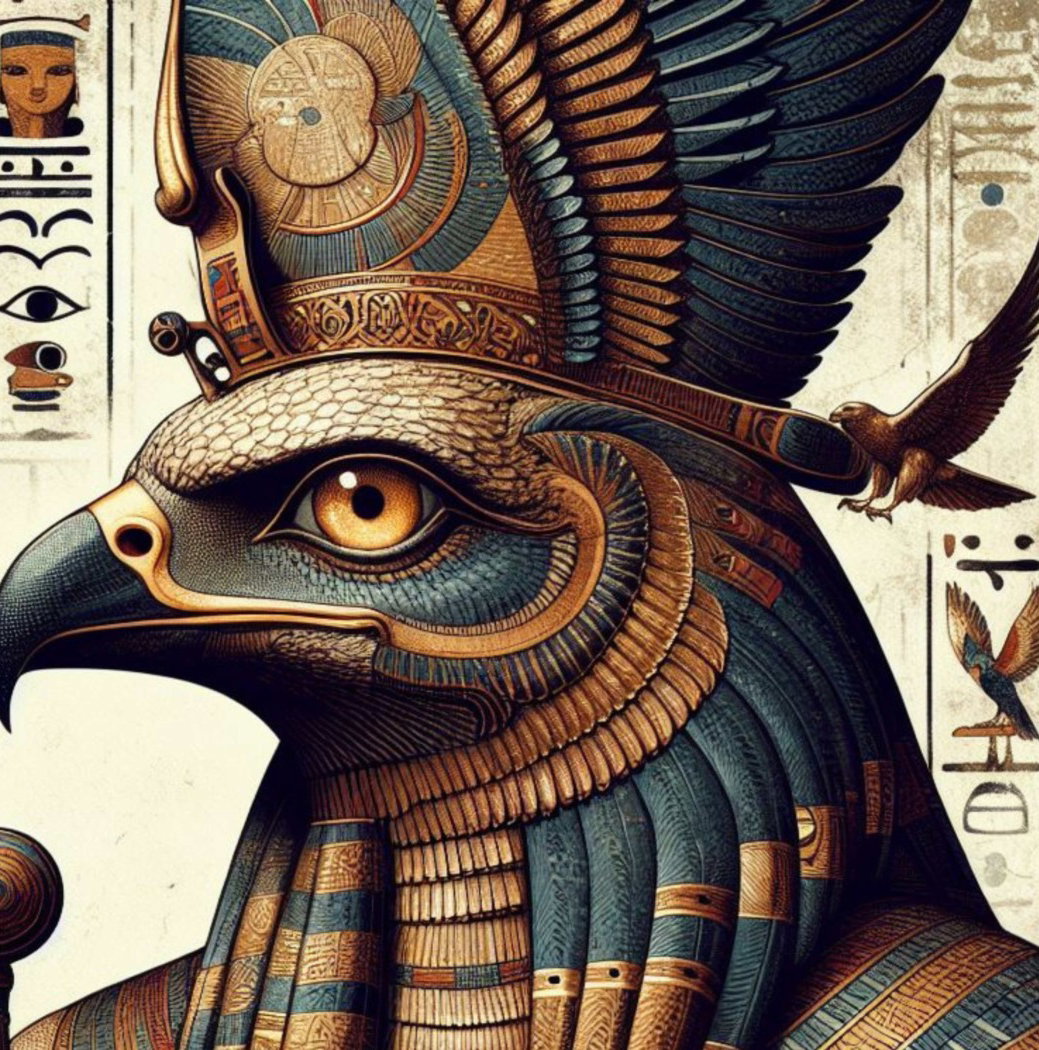 Arte Do Deus Egipcio Horus