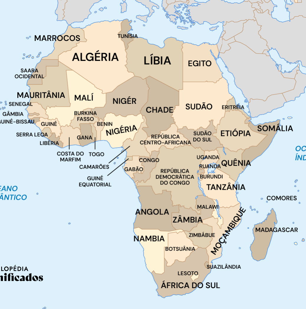 Mapa De áfrica Mapa De áfrica