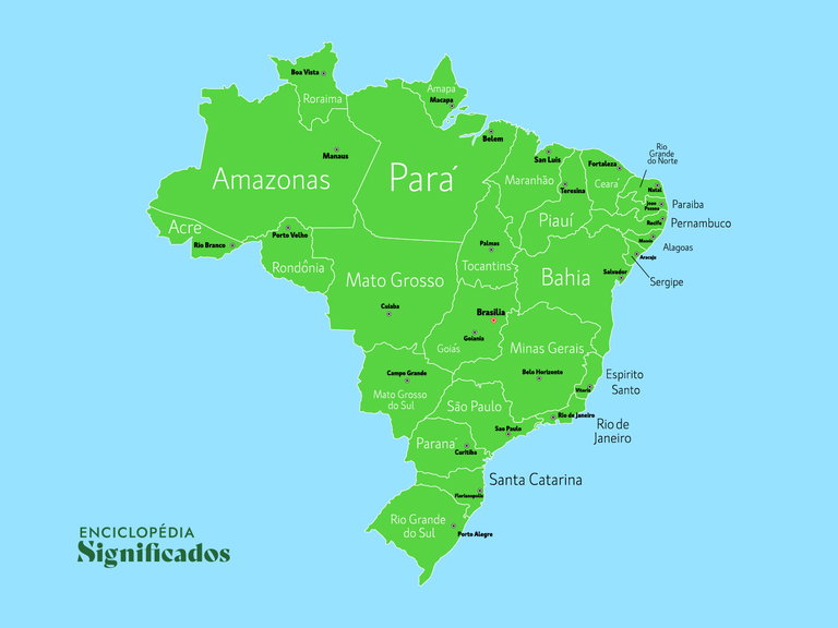 Mapa político: entenda o que é e suas características (com exemplos ...