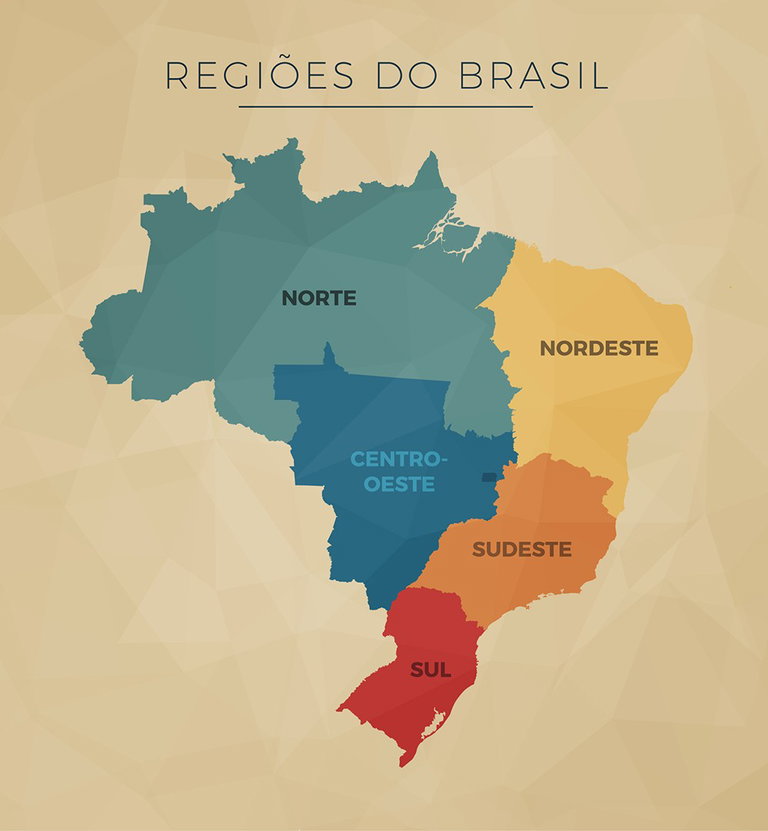 Mapa do Brasil: estados, capitais, cidades e regiões - Significados
